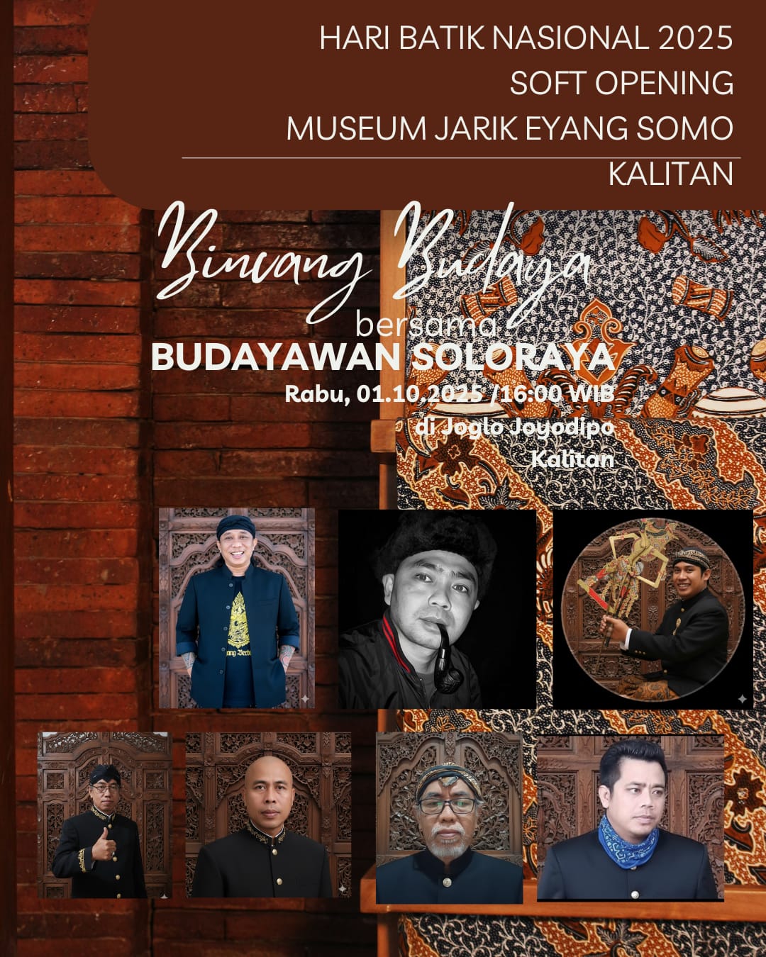 Bincang Budaya Batik “Pinggir Kali” Museum Jarik Eyang Somo - Media Online